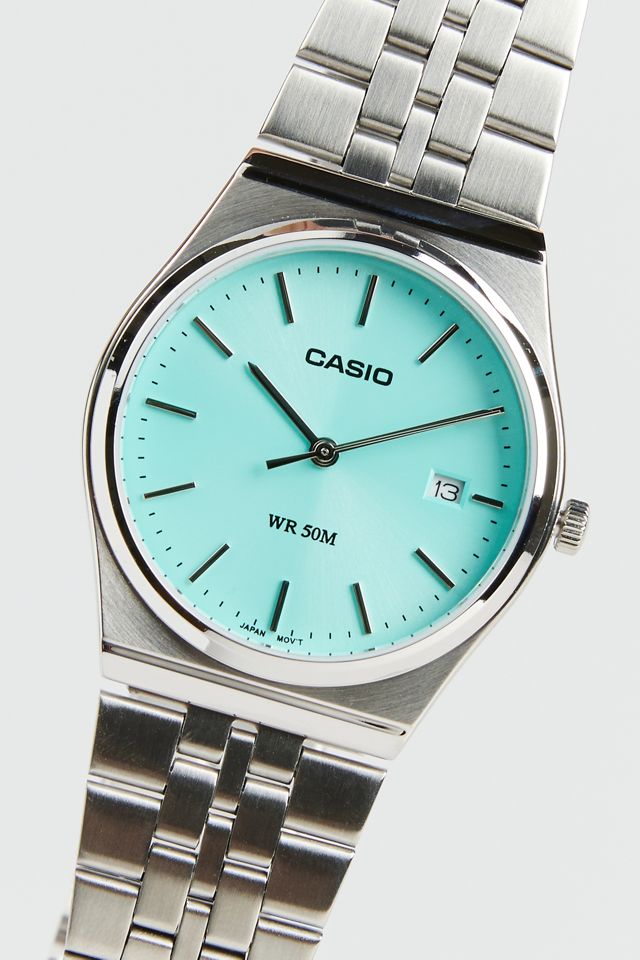 Casio MTP Analog Stainless Steel Watch | Urban Outfitters