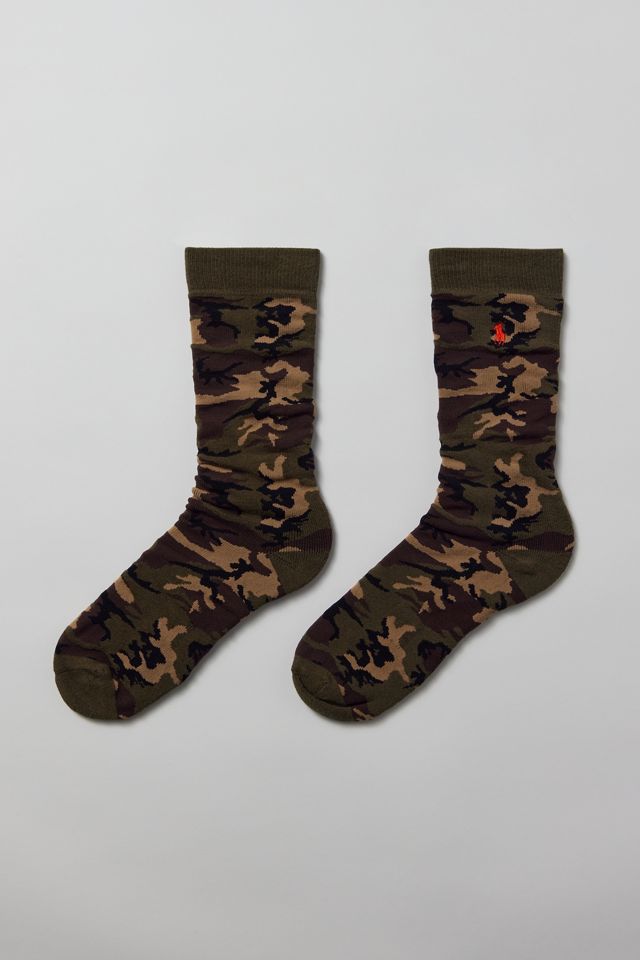 Polo Ralph Lauren Red Rocks Camo Crew Sock | Urban Outfitters