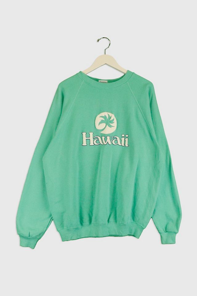 Vintage Hawaii Puff Vinyl Sweatshirt | Urban Outfitters