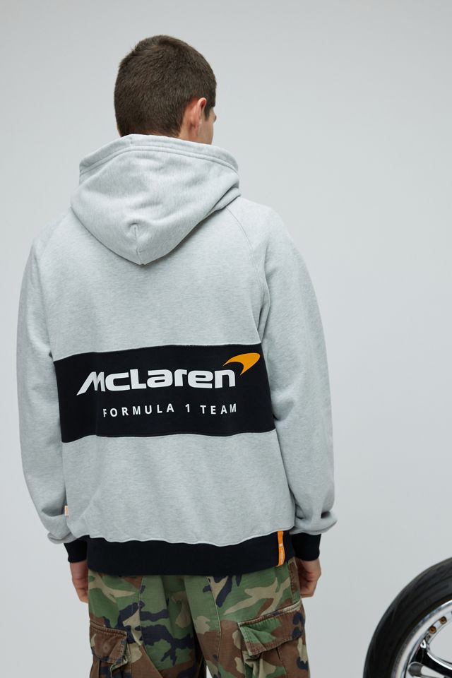 Levi's® X McLaren Racing Paneled Logo Hoodie Sweatshirt | Urban Outfitters