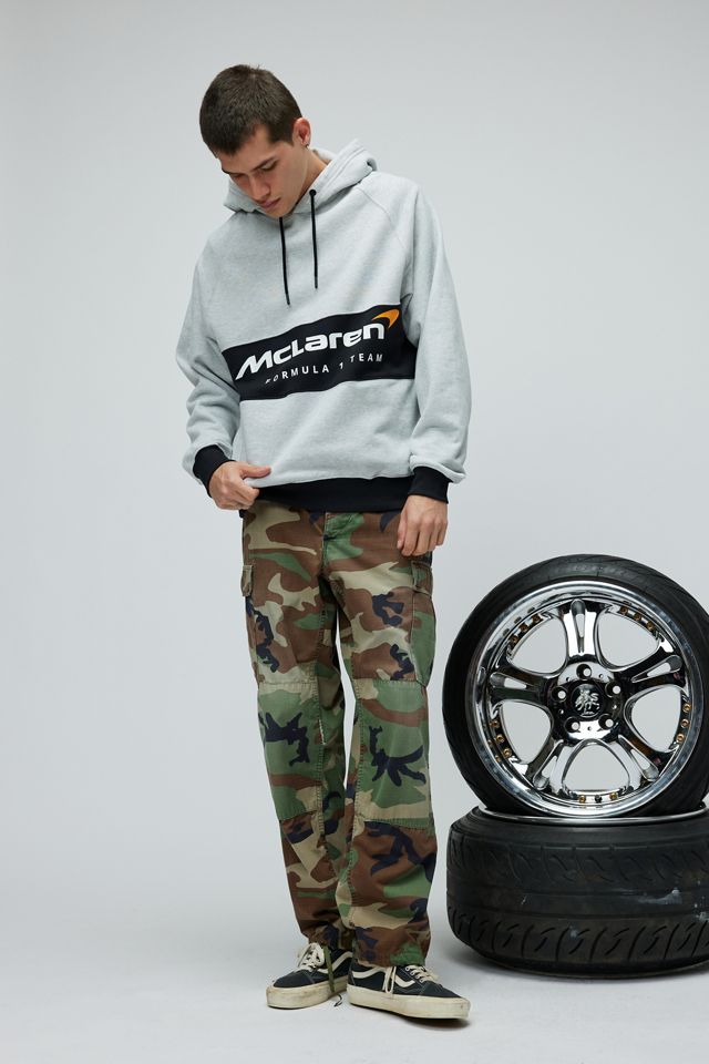 Levi's® X McLaren Racing Paneled Logo Hoodie Sweatshirt | Urban Outfitters