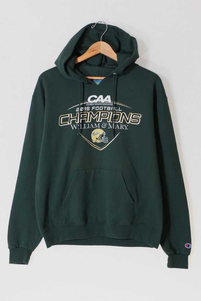 Vintage Champion William & Mary CAA Football Champions Hooded ...
