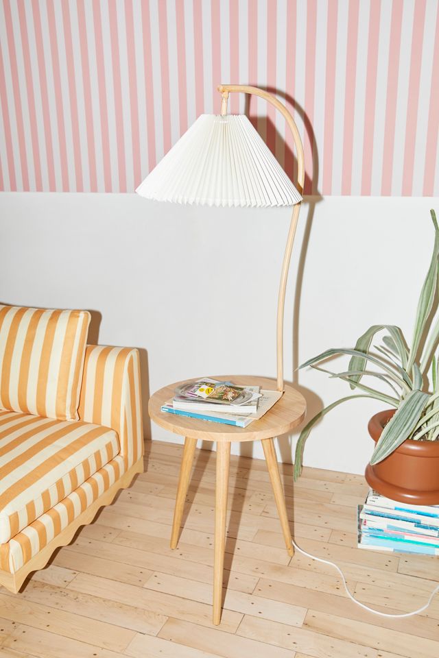 Sanna Side Table Floor Lamp | Urban Outfitters