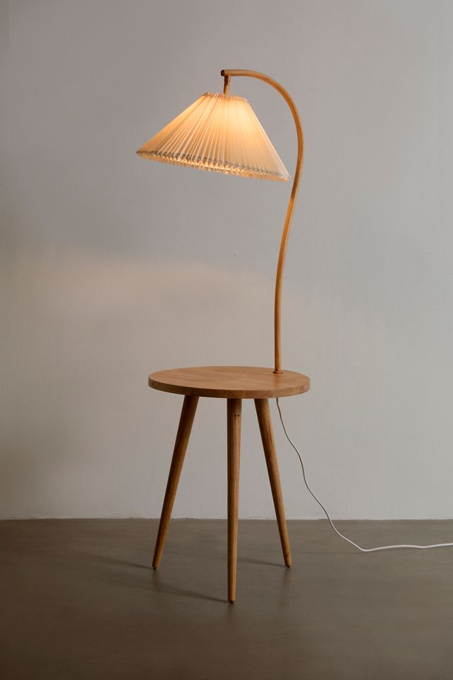 Sanna Side Table Floor Lamp | Urban Outfitters