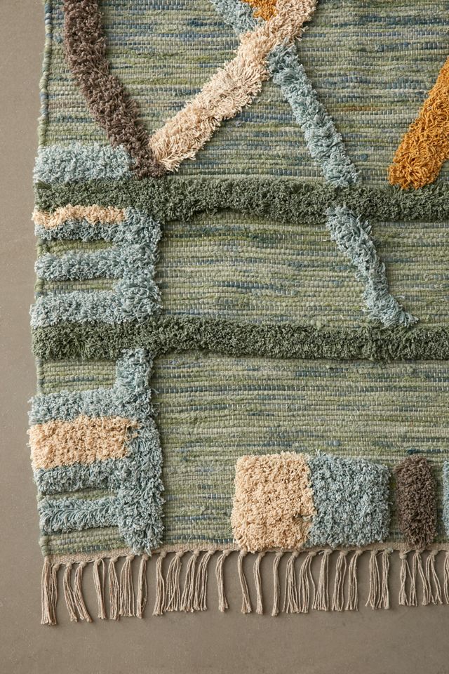 Caliron Tufted Rag Rug | Urban Outfitters