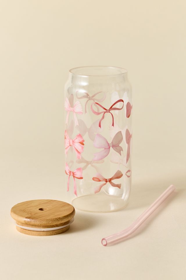 Classic Patterned To-Go Glass Tumbler | Urban Outfitters Canada