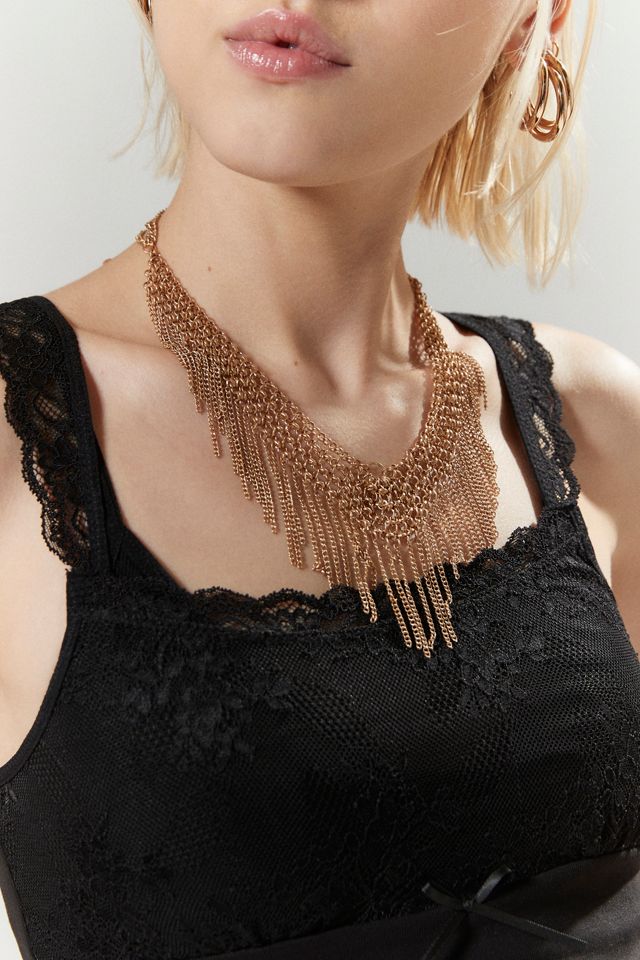 Mesh Bib Necklace | Urban Outfitters