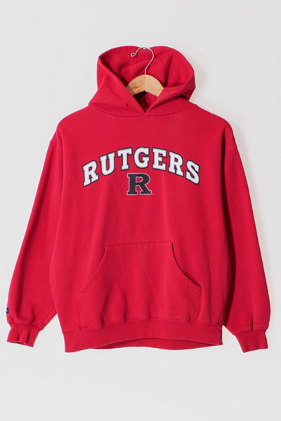 Vintage Rutgers University Hooded Pullover Sweatshirt | Urban Outfitters