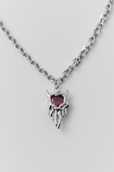 Devil Heart Pendant Necklace | Urban Outfitters Canada