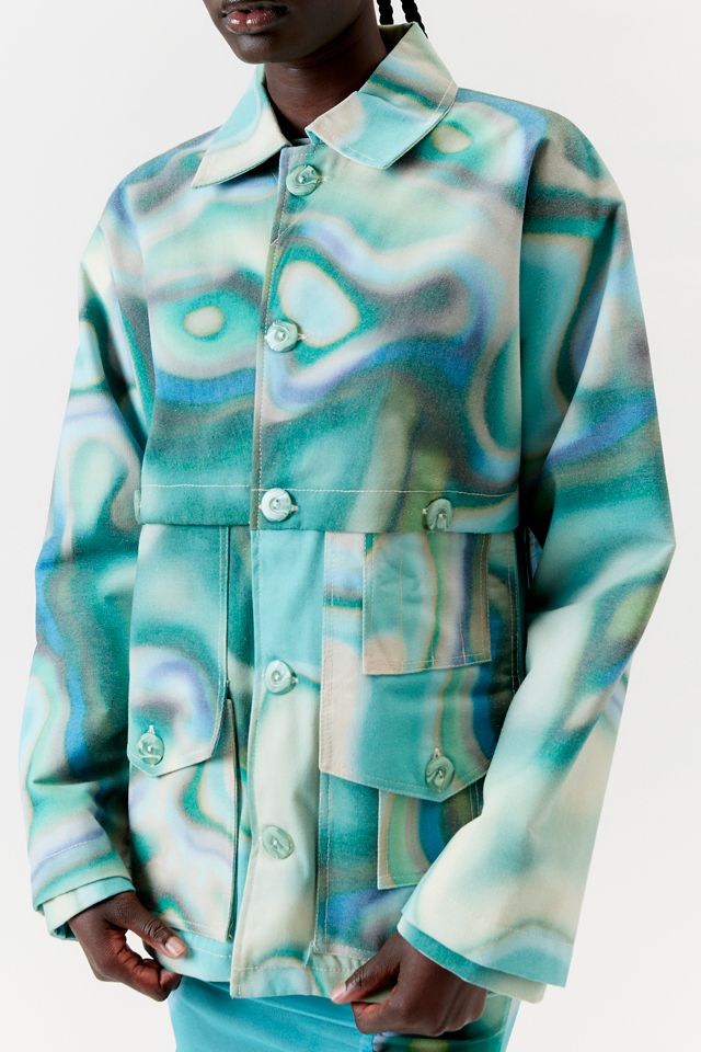 Martin Across Printed Umiko Coat | Urban Outfitters Canada