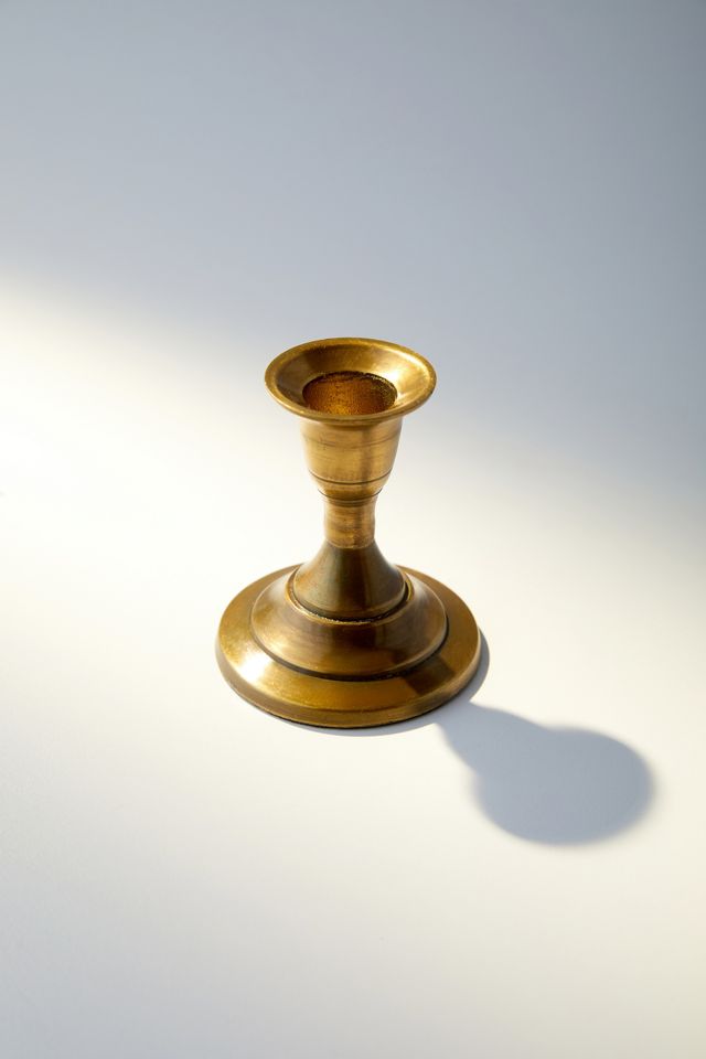 Antique Gold 3-Inch Taper Candle Holder | Urban Outfitters Canada