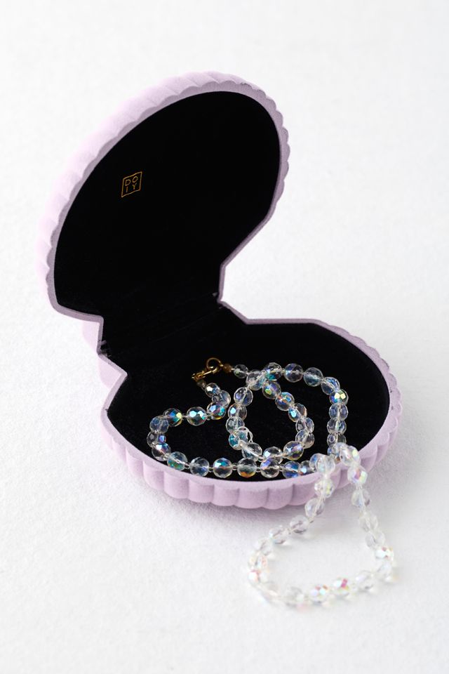 DOIY Shell Velvet Jewelry Box | Urban Outfitters
