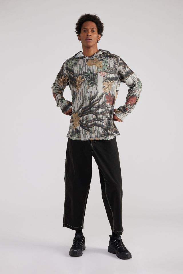 Dark Seas Bimini Camo Pattern Hooded Long Sleeve Shirt | Urban ...