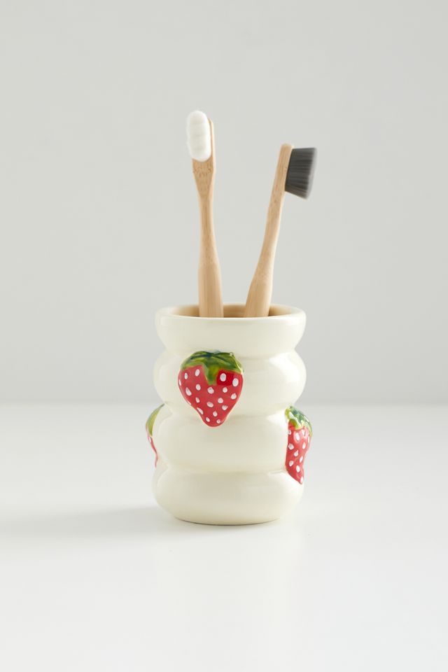 Strawberry Toothbrush Holder | Urban Outfitters
