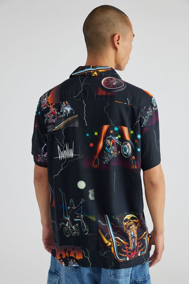 Loser Machine X David Mann Collage Short Sleeve Shirt | Urban Outfitters