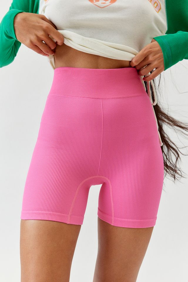 The Upside Ribbed Seamless Spin Bike Short | Urban Outfitters