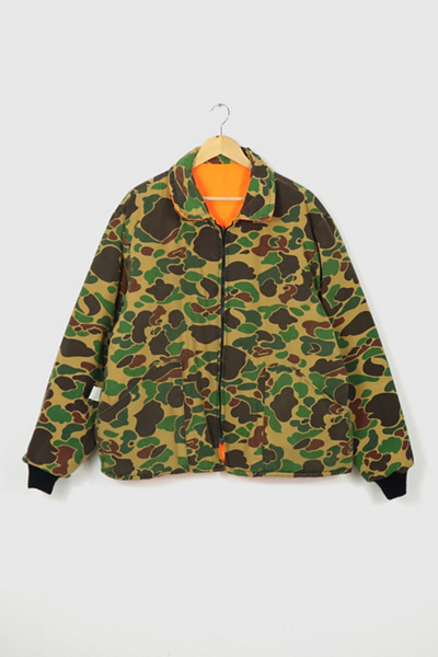 Vintage Distressed Camo Reversible Jacket | Urban Outfitters