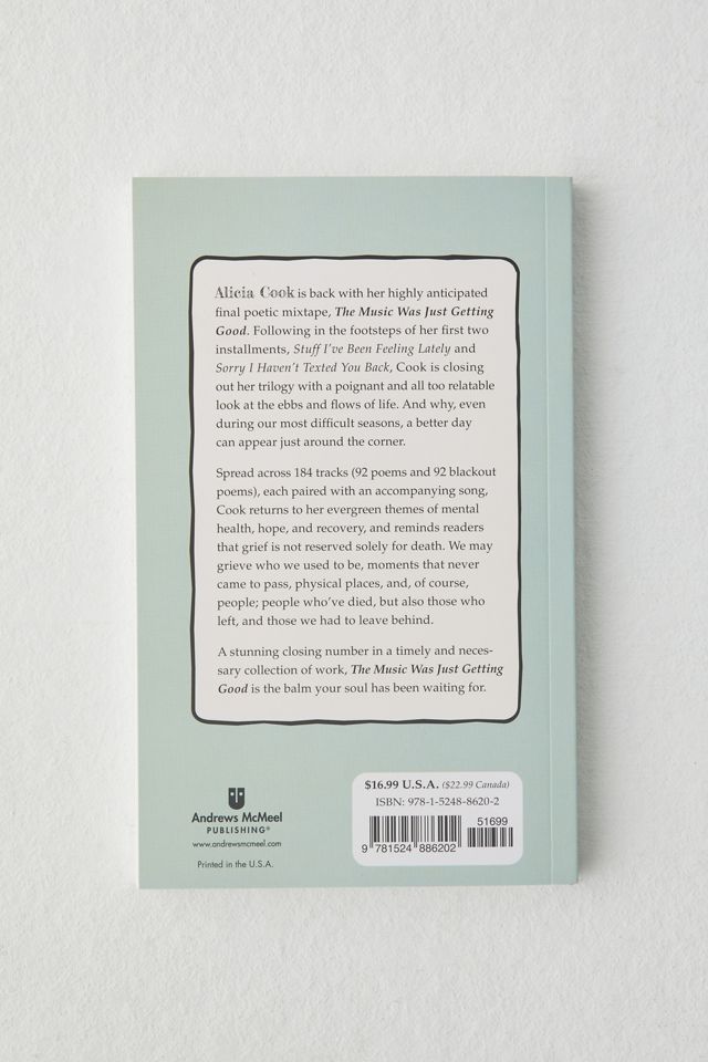 The Music Was Just Getting Good By Alicia Cook | Urban Outfitters