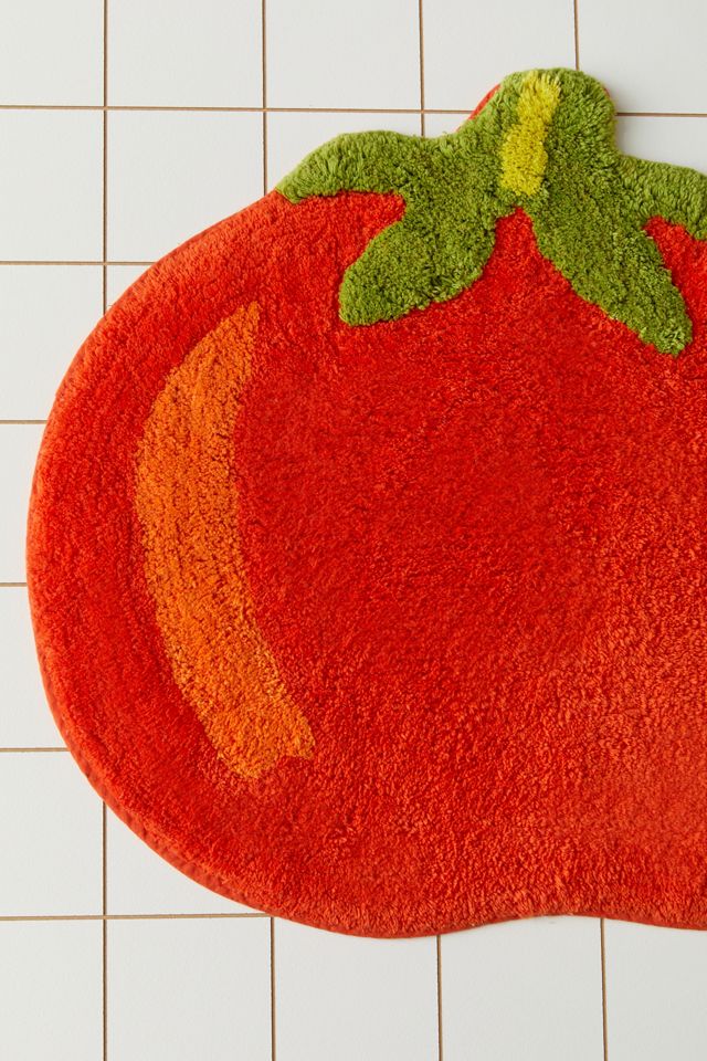Tomato Bath Mat | Urban Outfitters
