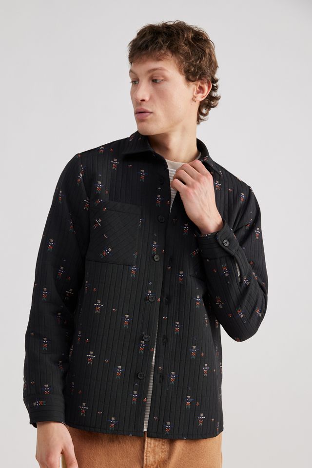 Wax London Whiting Button-Down Overshirt | Urban Outfitters