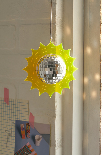 Tiny Deer Studio Mini Sunburst Hanging Disco Ball | Urban Outfitters