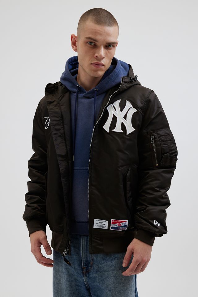 New Era X Alpha Industries New York Yankees Varsity Jacket | Urban ... New Era X Alpha Industries New York Yankees Varsity Jacket | Urban ...