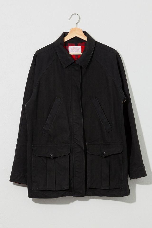 Vintage Distressed Filson Black Canvas Work Jacket | Urban Outfitters