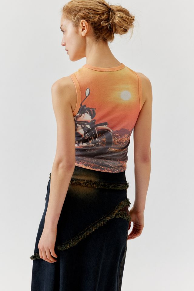 Motobike Photo-Real Tank Top | Urban Outfitters