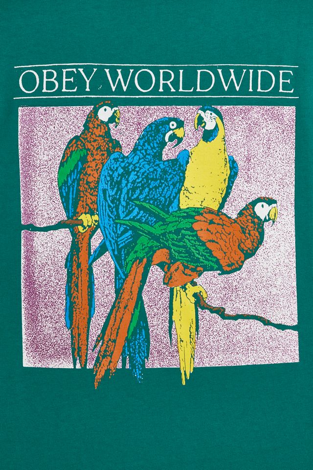 OBEY Respect & Protect Heavyweight Tee | Urban Outfitters