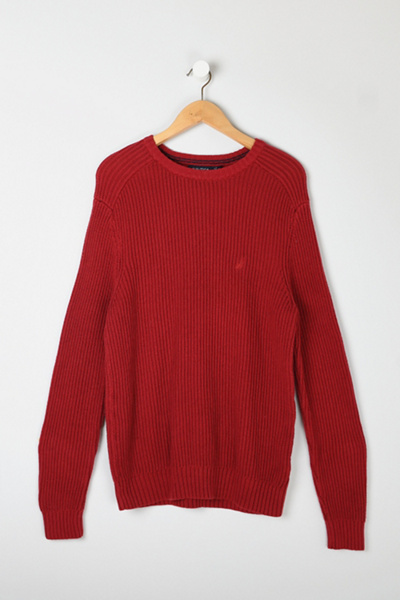 Vintage 90s Nautica Cherry Red Sweater | Urban Outfitters