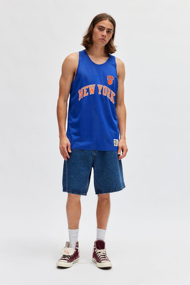 Mitchell & Ness New York Knicks Reversible Mesh Jersey Practice Tank ...