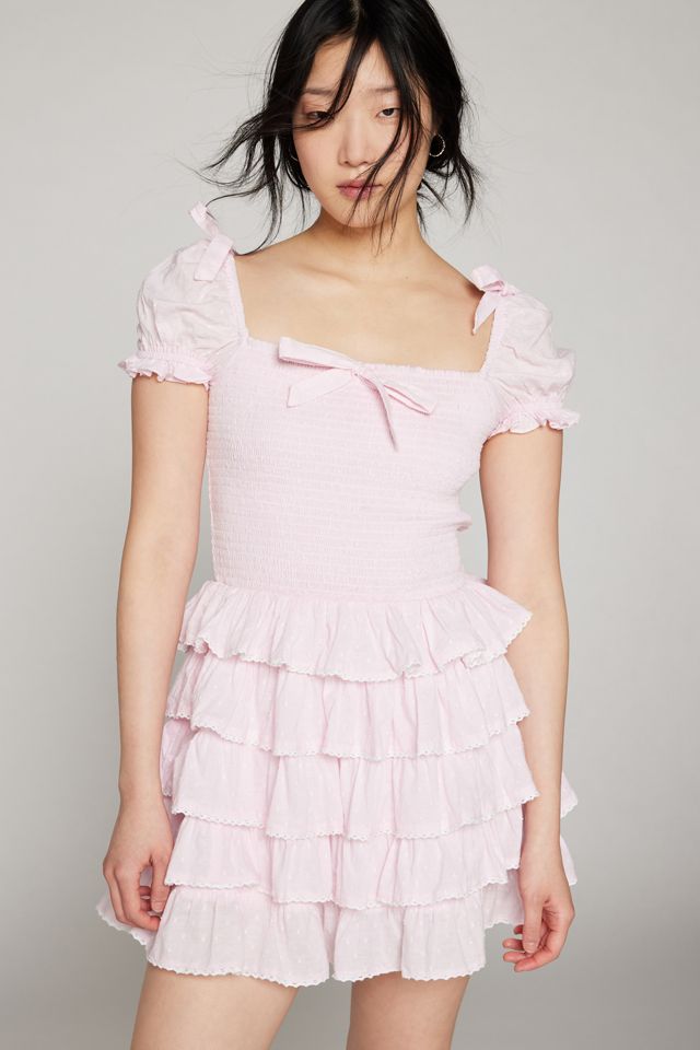 Amy Jane London Darcy Ruffle Mini Dress | Urban Outfitters