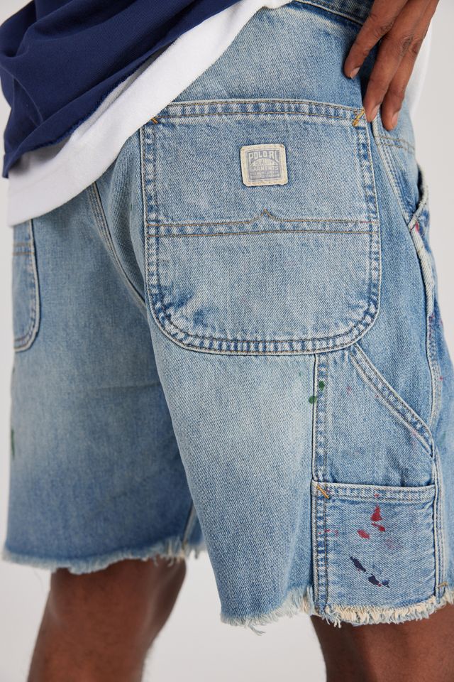 Polo Ralph Lauren Dungaree Baggy Denim Jort | Urban Outfitters Polo Ralph Lauren Dungaree Baggy Denim Jort | Urban Outfitters