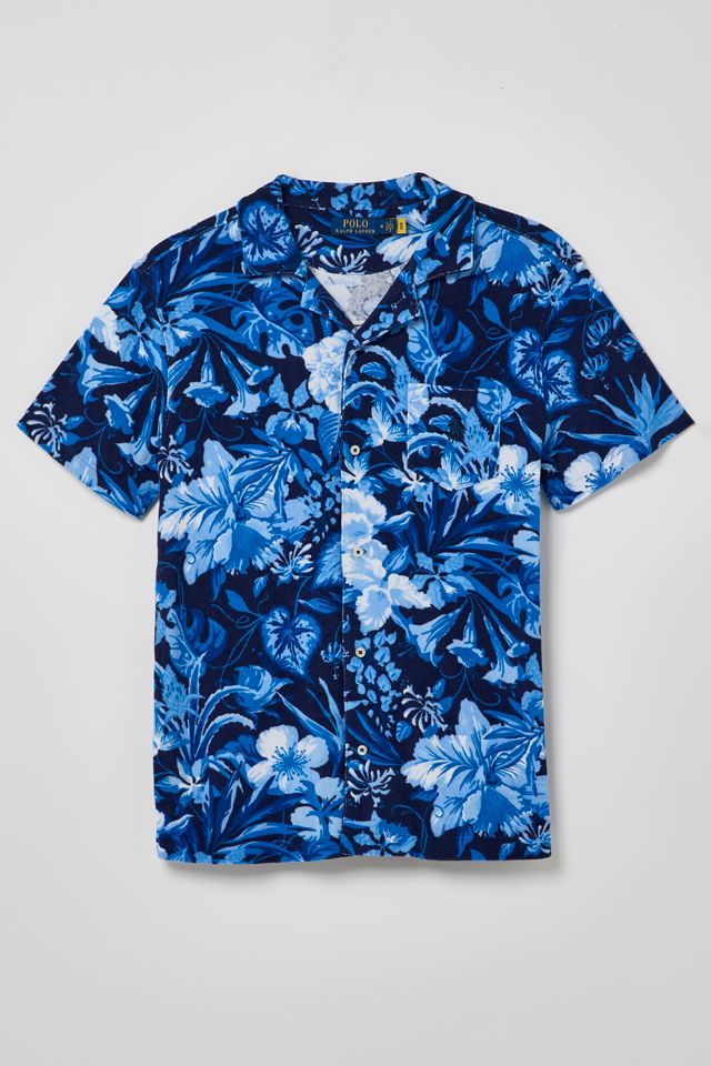 Polo Ralph Lauren Spa Terry Button-Down Shirt | Urban Outfitters