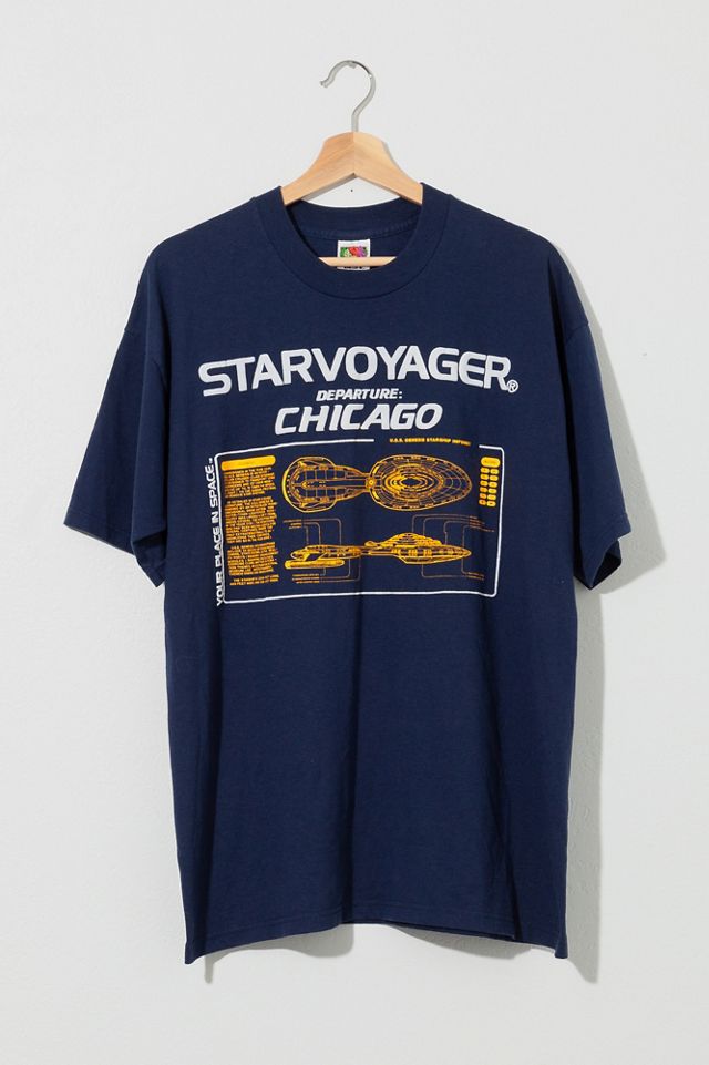 Vintage 1990s Starvoyager Chicago Graphic Spell Out T-Shirt | Urban ...