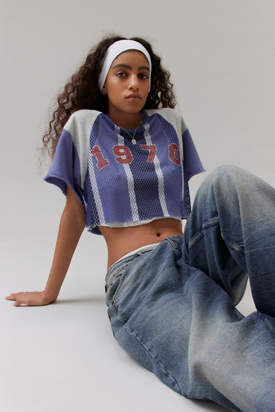 BDG Trea Jersey Cropped Tee | Urban Outfitters
