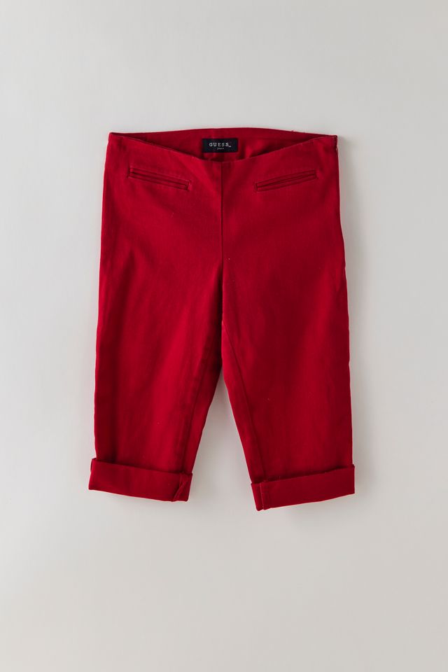 Vintage Red Capri Short | Urban Outfitters