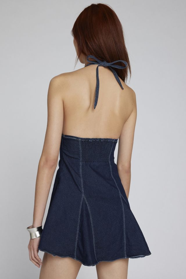 Kimchi Blue Hailey Halter Dress Urban Outfitters
