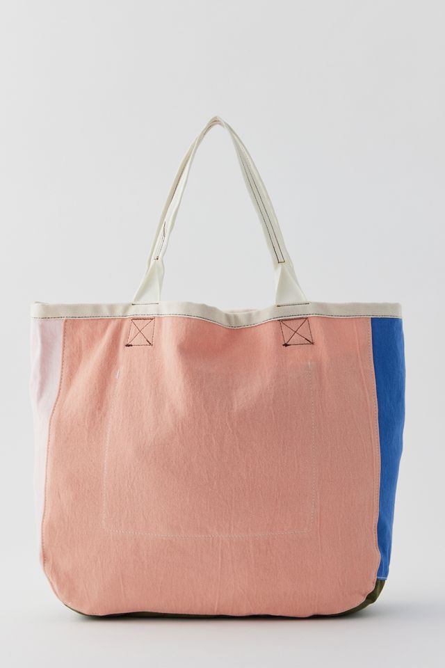 Urban Renewal Remade Pieced Colorblock Tote Bag | Urban Outfitters