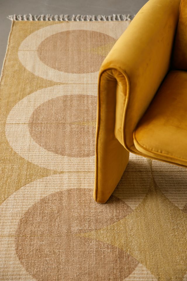 Jasmine Geo Brushed Rug | Urban Outfitters