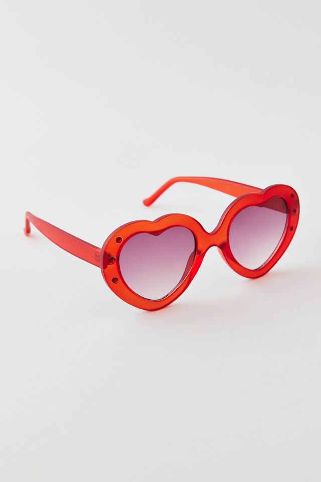 Gem Heart Shaped Sunglasses Urban Outfitters 8125