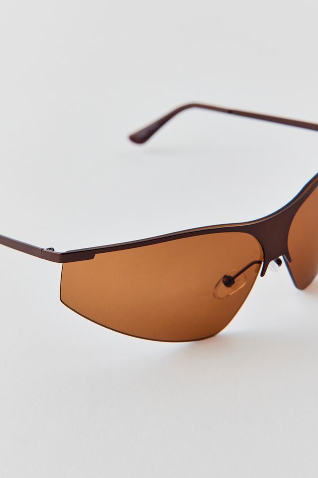 Raven Metal Shield Sunglasses | Urban Outfitters