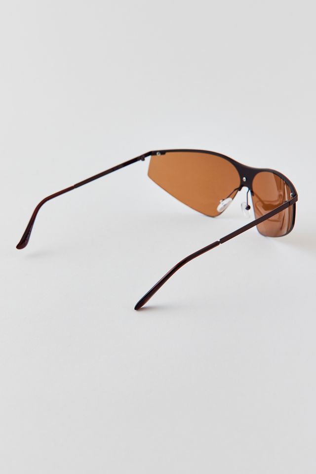 Raven Metal Shield Sunglasses | Urban Outfitters