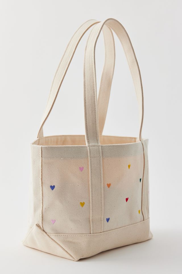 BAGGU Embroidered Small Heavyweight Canvas Tote Bag | Urban Outfitters