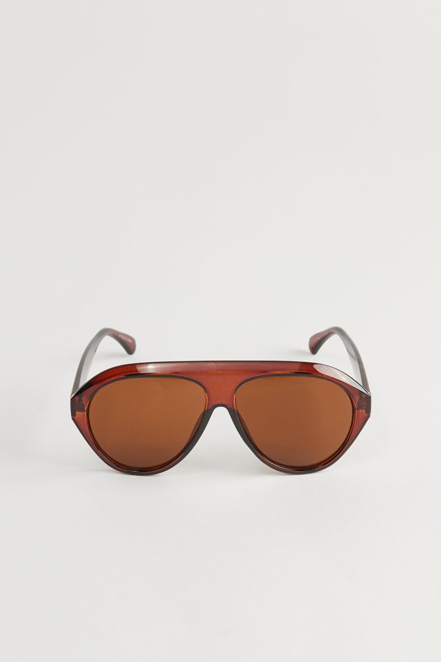 Jacob Plastic Aviator Sunglasses | Urban Outfitters