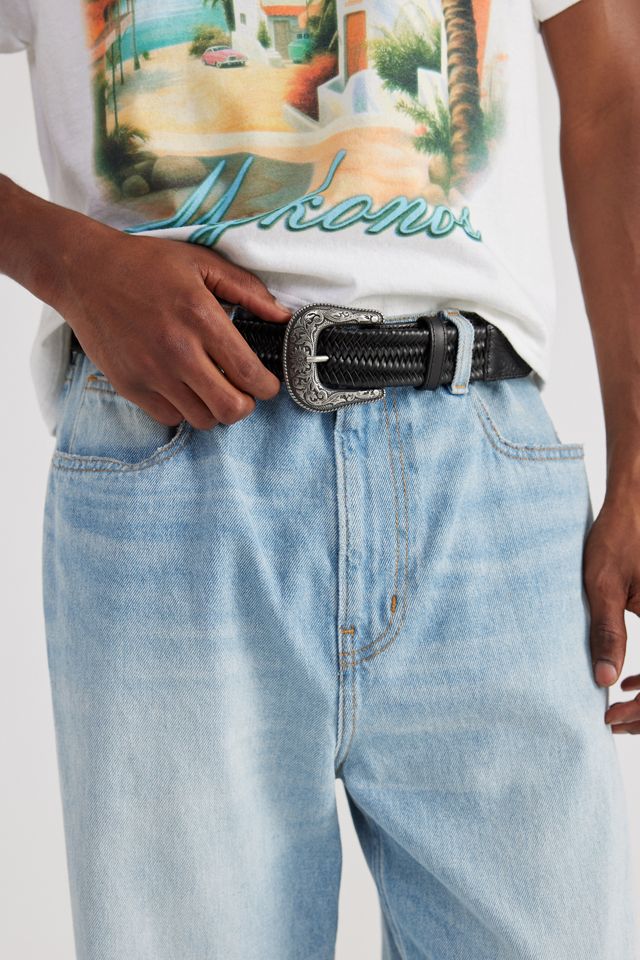 Wrangler Braided Stretch Western Belt | Urban Outfitters
