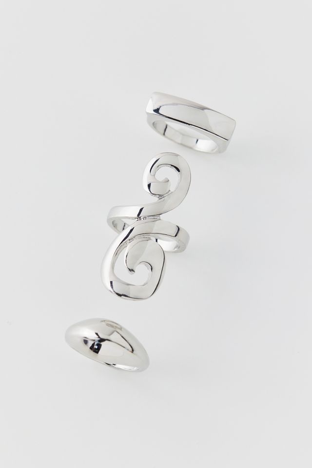 Modern Swirl Ring Set | Urban Outfitters Canada