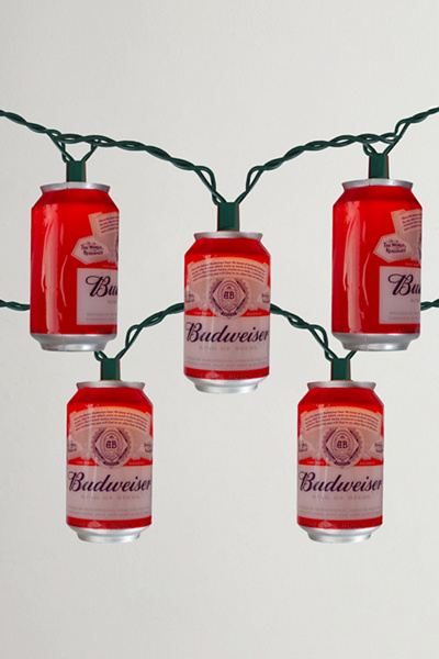 Budweiser Can 9 ft String Lights | Urban Outfitters