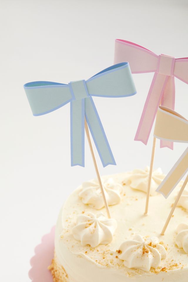 Meri Meri Bow Cake Topper Set | Urban Outfitters