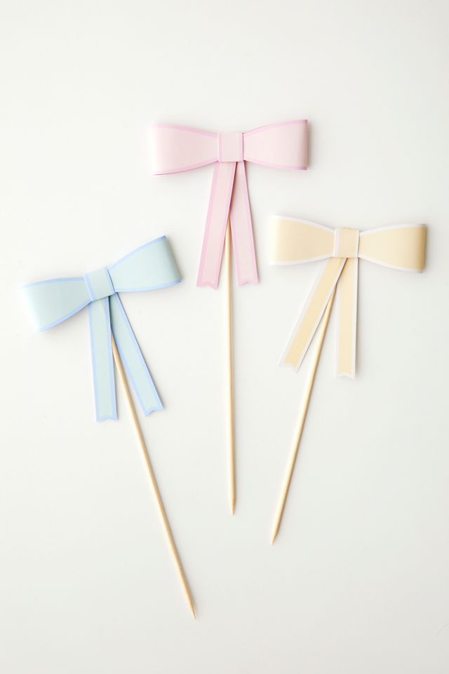Meri Meri Bow Cake Topper Set | Urban Outfitters